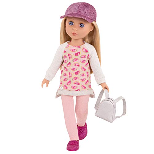 Glitter Girls - Head To Toe Glimmer Tunic & Leggings Deluxe Outfit - 14-inch Doll Clothes & Accessories Toys,Pink