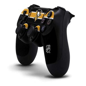 Skinit Decal Gaming Skin for PS4 Controller - Officially Licensed NHL Pittsburgh Penguins Jersey Design