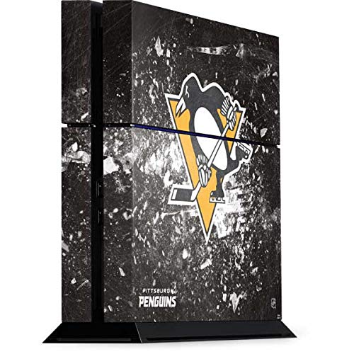 Skinit Decal Gaming Skin for PS4 Console - Officially Licensed NHL Pittsburgh Penguins Frozen Design