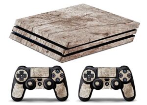 skin ps4 pro - wood texture classic - limited edition decal cover adesiva playstation 4 slim sony bundle