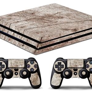 Skin Ps4 PRO - Wood Texture Classic - Limited Edition Decal Cover ADESIVA Playstation 4 Slim Sony Bundle