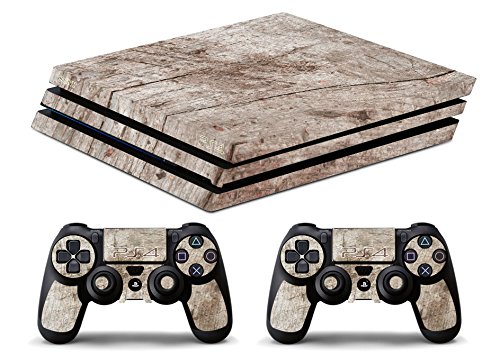 Skin Ps4 PRO - Wood Texture Classic - Limited Edition Decal Cover ADESIVA Playstation 4 Slim Sony Bundle