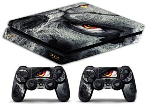 skin ps4 slim - skull eye - limited edition decal cover adesiva playstation 4 slim sony bundle