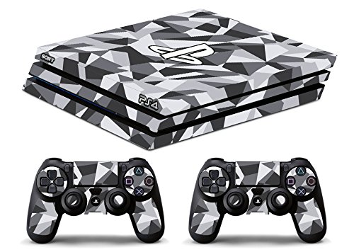 Skin Ps4 PRO - CAMOUFLAGE GEOMETRIC - limited edition DECAL COVER ADESIVA Playstation 4 Slim SONY BUNDLE