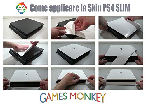 Skin Ps4 SLIM - SKULL WOMAN - limited edition DECAL COVER ADESIVA Playstation 4 Slim SONY BUNDLE