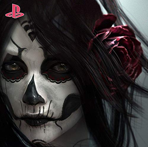 Skin Ps4 SLIM - SKULL WOMAN - limited edition DECAL COVER ADESIVA Playstation 4 Slim SONY BUNDLE