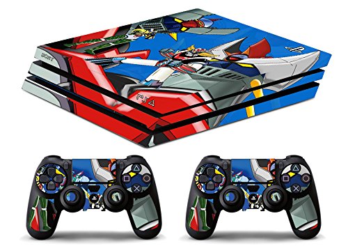 Skin Ps4 PRO - Robot 80 MAZINGA JEGG Robot GOLDRAKE - Limited Edition Decal Cover ADESIVA Playstation 4 Slim Sony Bundle