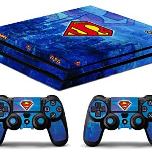 Skin Ps4 PRO - Superman - Limited Edition Decal Cover ADESIVA Playstation 4 Slim Sony Bundle