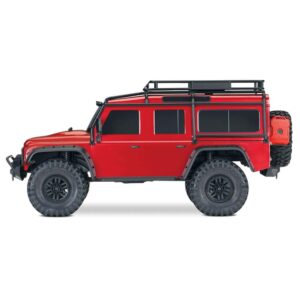 Traxxas 1/10 Scale TRX-4 Scale and Trail Crawler with 2.4GHz TQi Radio, Red