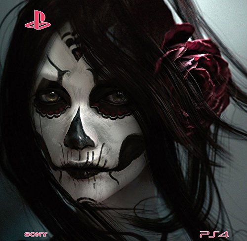 Skin Ps4 PRO - Skull Woman - Limited Edition Decal Cover ADESIVA Playstation 4 Slim Sony Bundle