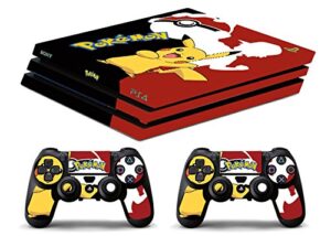 skin ps4 pro - pokemon - limited edition decal cover adesiva playstation 4 slim sony bundle