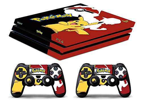 Skin Ps4 PRO - POKEMON - limited edition DECAL COVER ADESIVA Playstation 4 Slim SONY BUNDLE