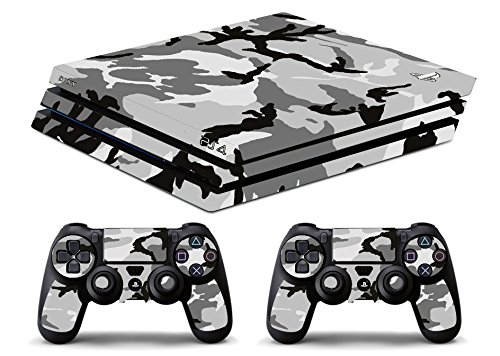 Skin Ps4 PRO - Camouflage Snow - Limited Edition Decal Cover ADESIVA Playstation 4 Slim Sony Bundle