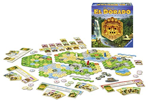 Ravensburger The Quest for El Dorado: Golden Temples Adventure Family Game - Engaging Brain Teaser | Ideal for Ages 10 & Up | High Replay Value | Game of The Year 2017 Finalist