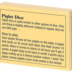 Chess and games shop Muba Piglet dice - Roll Your Pigs - Throw The Pigs - Simple Funny Mini Game - Family, Party Board Game