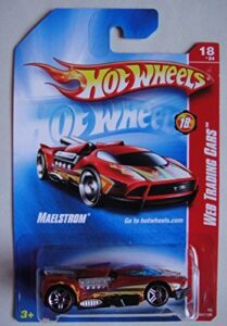 hot wheels web trading cars 18/24, burnt orange maelstrom 94/196