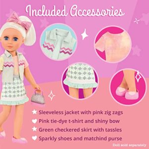 Glitter Girls – Dazzling Denim Skirt & Top Deluxe Outfit - 14-inch Doll Clothes & Accessories For Girls Age 3 & Up (GG50091Z)