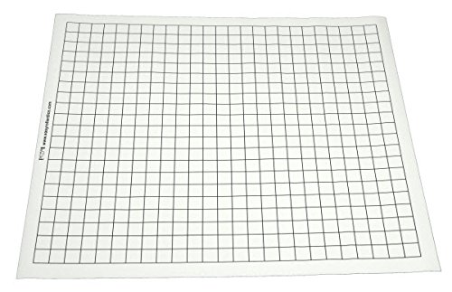 Easy Roller Dice Company Vinyl Table Top RPG Gaming Mat - Designed for Wet Erase Markers - Double Sided 1" Squares on Both Sides