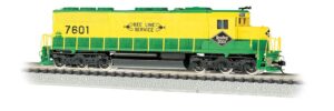 bachmann trains - emd sd45 dcc sound value equipped locomotive - reading #7601 - n scale