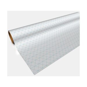 gaming paper roll - isometric white rpg mat sized for miniatures - 30" x12'