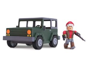 roblox action collection - apocalypse rising 4x4 vehicle [includes exclusive virtual item] unisex