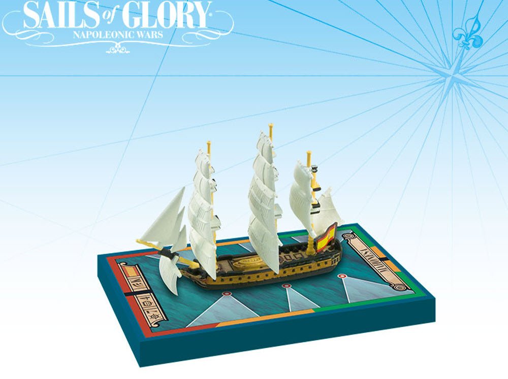 Sails of Glory Coats and Shoals Terrain Pack ARESGN113A Mahonesa 1789/ NINFA 1795: Sails of Glory Ship Pack, Multicoloured