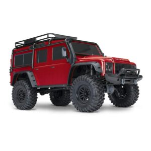 traxxas 1/10 scale trx-4 scale and trail crawler with 2.4ghz tqi radio, red