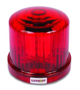 custer hf20rl-r red magnetic led beacon, battery operated