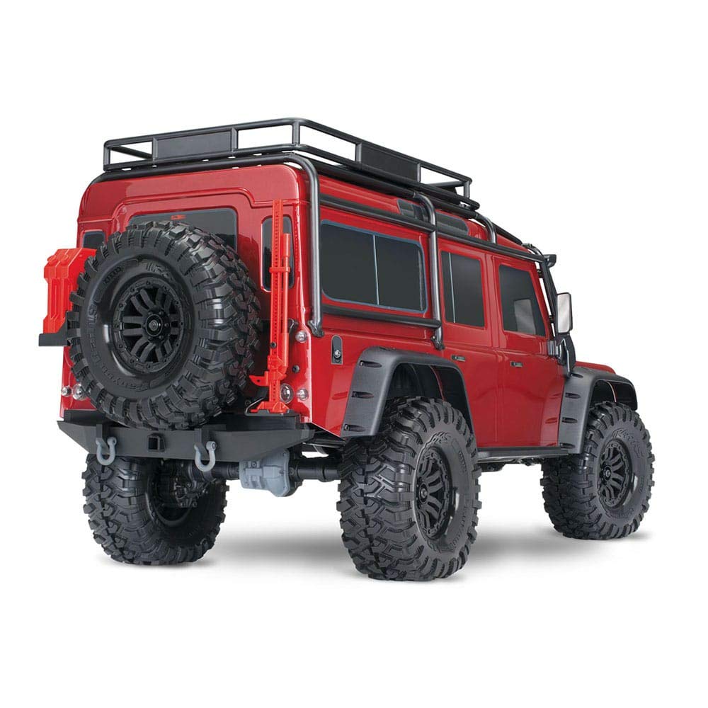 Traxxas 1/10 Scale TRX-4 Scale and Trail Crawler with 2.4GHz TQi Radio, Red