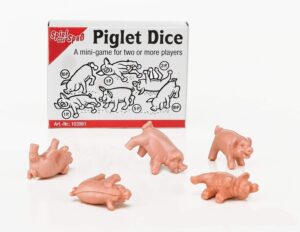 chess and games shop muba piglet dice - roll your pigs - throw the pigs - simple funny mini game - family, party board game