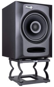 fluid audio ds8: decoupling adjustable monitor stand for 6-8" speaker loaded studio monitors