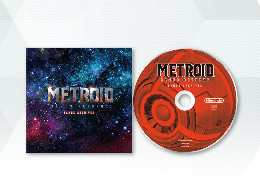 METROID Samus Returns 3DS Game soft Special Edition Region(Japan) Soundtrack CD