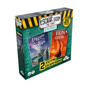 escape room the game –new 2 player edition with 2 new exciting games | solve the mystery board game for adults and teens