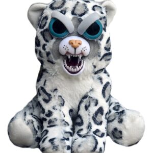 William Mark Corp Feisty Pets: Lethal Lena- Adorable 8.5"" Plush Stuffed Snow Leopard That Turns Feisty with a Squeeze