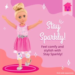 Glitter Girls by Battat - Stay Sparkly Dress & Leggings Regular Outfit - 14" Doll Clothes & Accessories For Girls Age 3 & Up – Children’S Toys