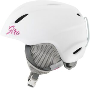 giro launch youth snow helmet - matte white - size s (52 55.5 cm)