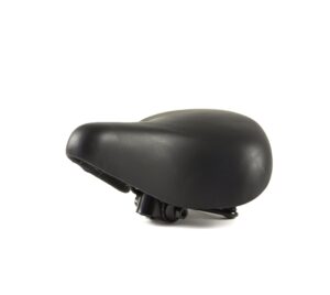 critical cycles parker touring bike saddle with coil spring suspension, black