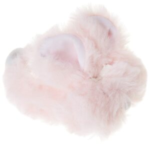 stephan baby shaggy plush boo-bunnie comfort toy and boo cube, pink