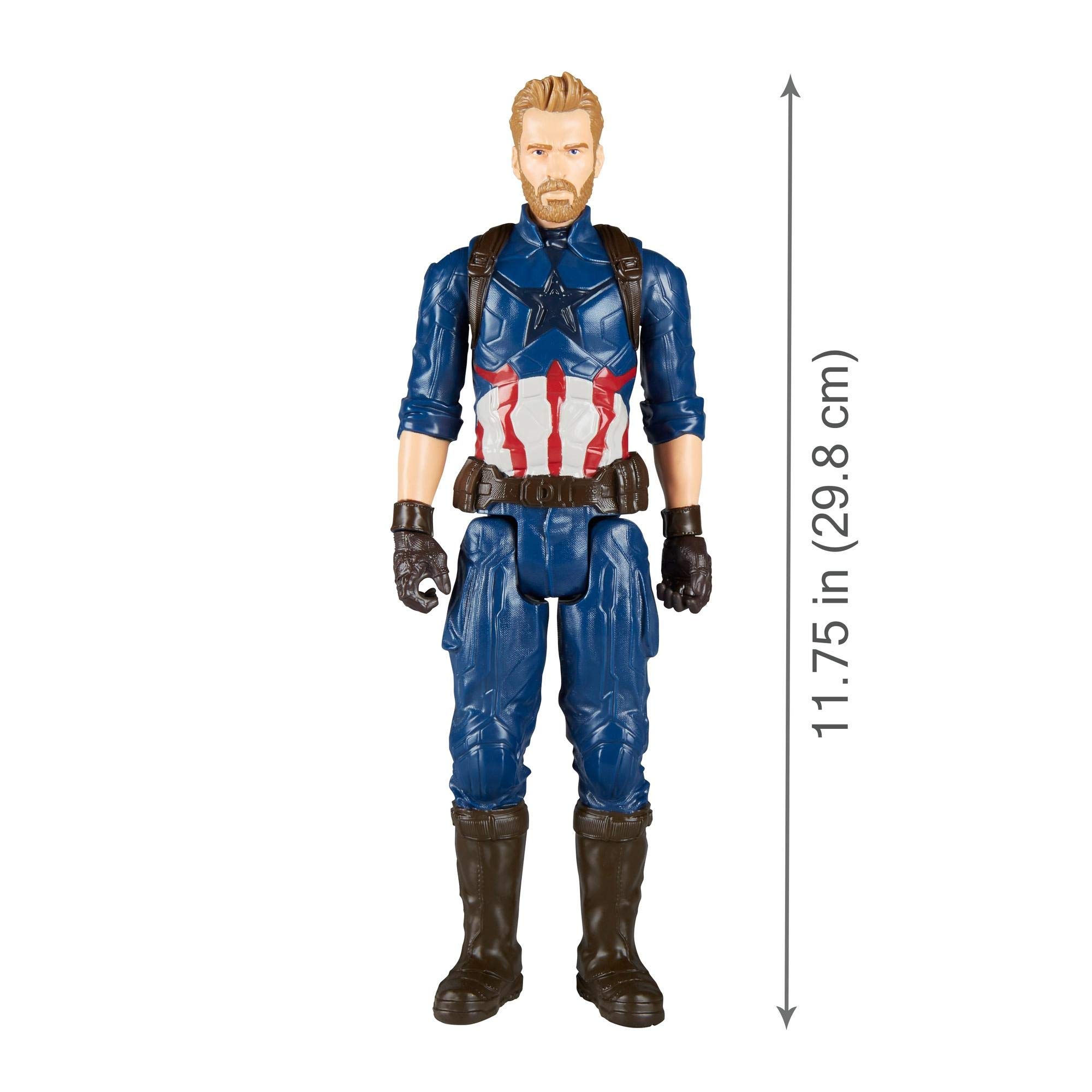 Marvel Infinity War Titan Hero Series Captain America with Titan Hero Power FX Port