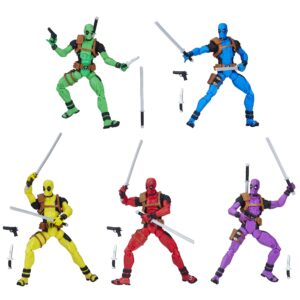 marvel legends deadpool’s rainbow squad 5-pack