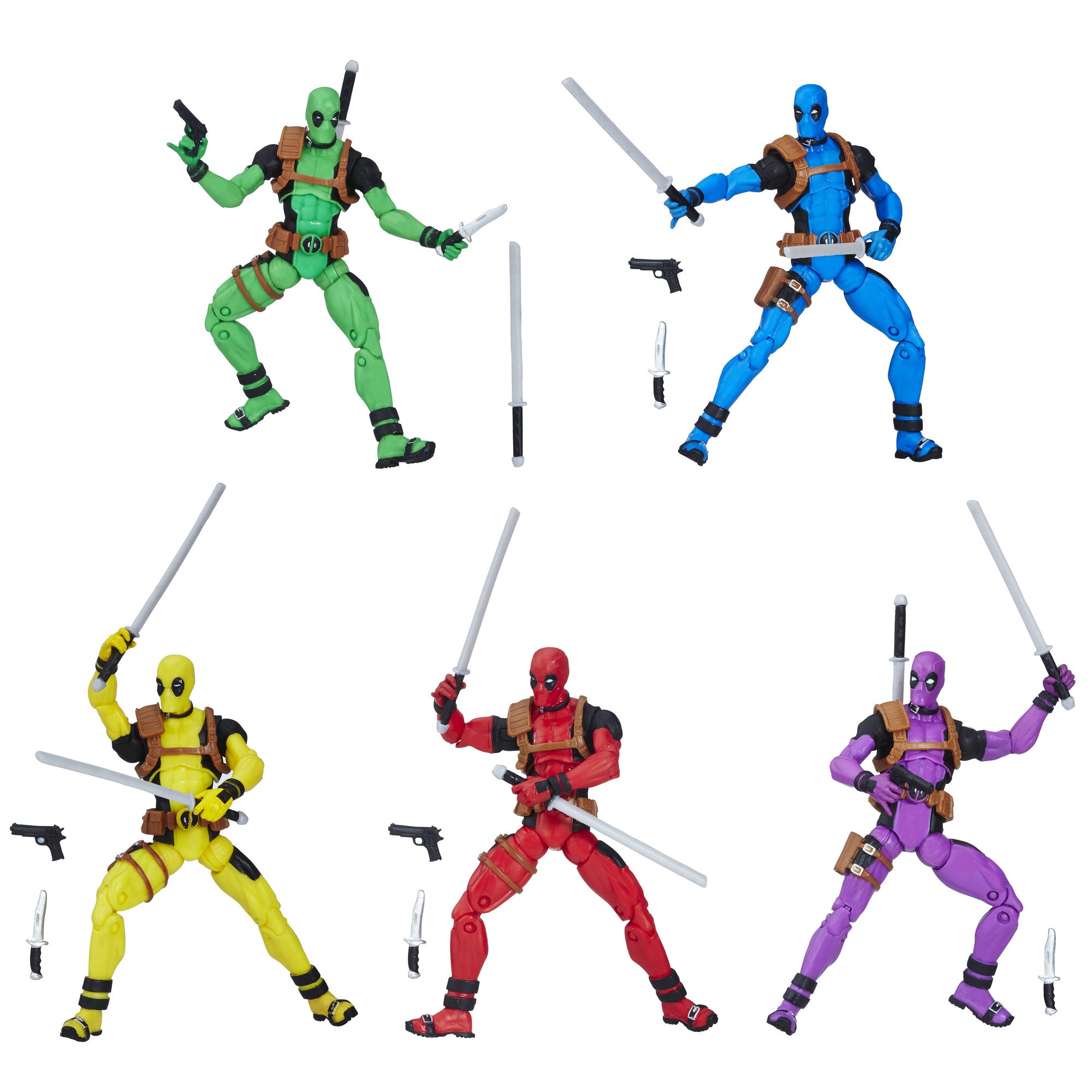 Marvel Legends Deadpool’s Rainbow Squad 5-Pack