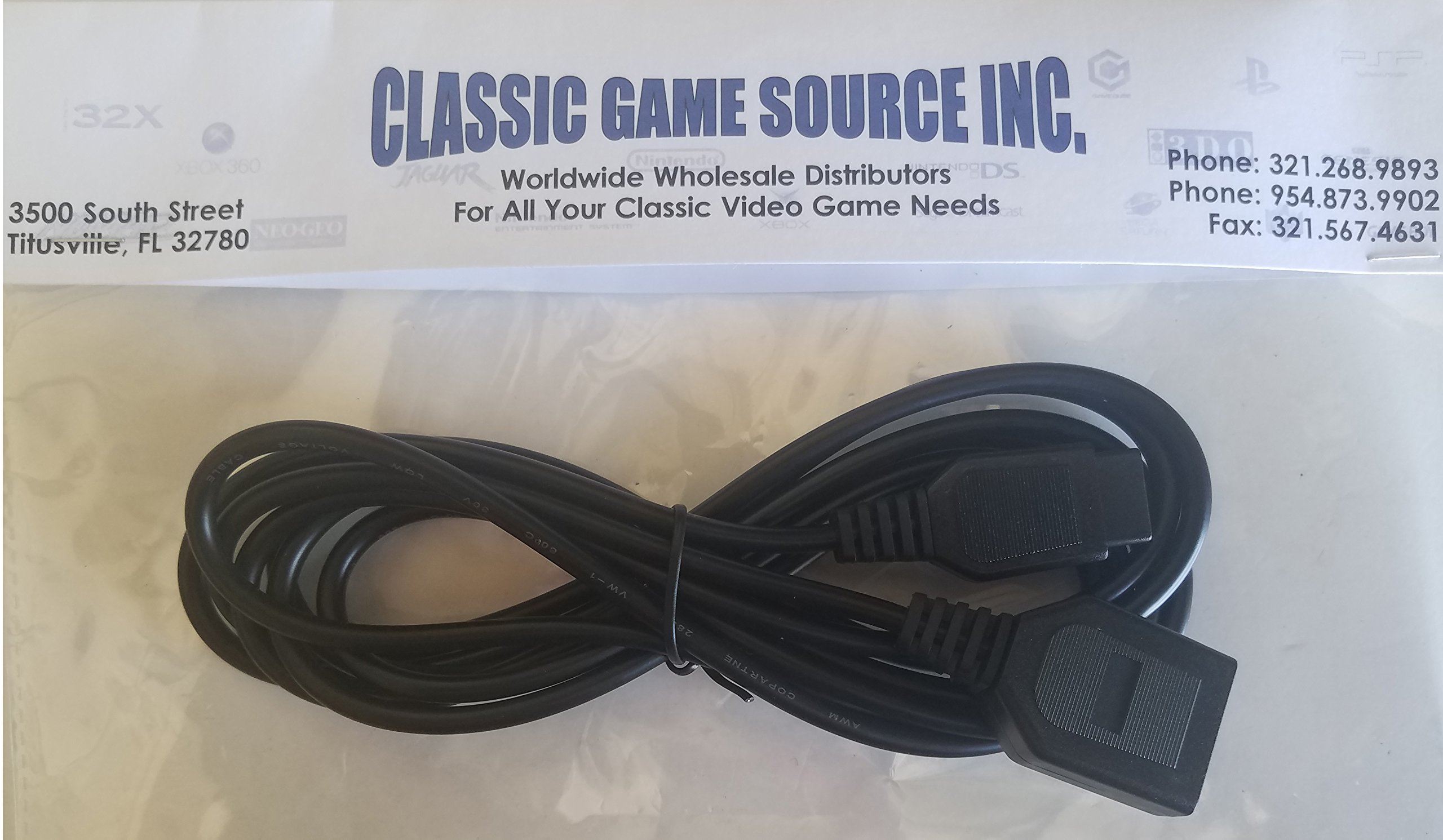 9FT Controller Extension Cable Cord Wire for Atari 7800 Controller Joystick