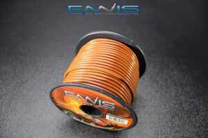 14 gauge wire tan by ennis electronics 100 ft spool primary automotive awg copper clad