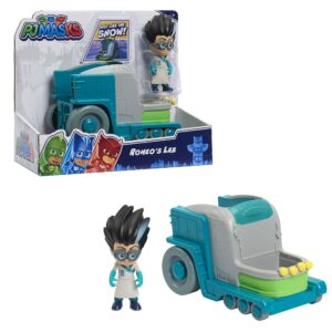 pj masks vehicle romeo & romeo's lab