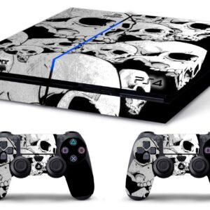 Skin Ps4 Old - SKULLS DEATH - limited edition DECAL COVER ADESIVA Playstation 4 Slim SONY BUNDLE