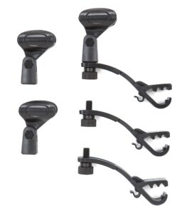 dmc200 drum microphone clip 3-pack