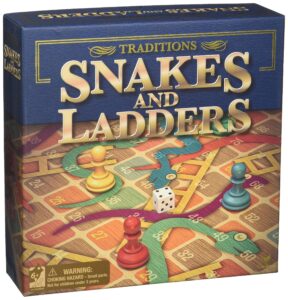 snakes & ladders 13.5”x13.5” board gamefor 6 years