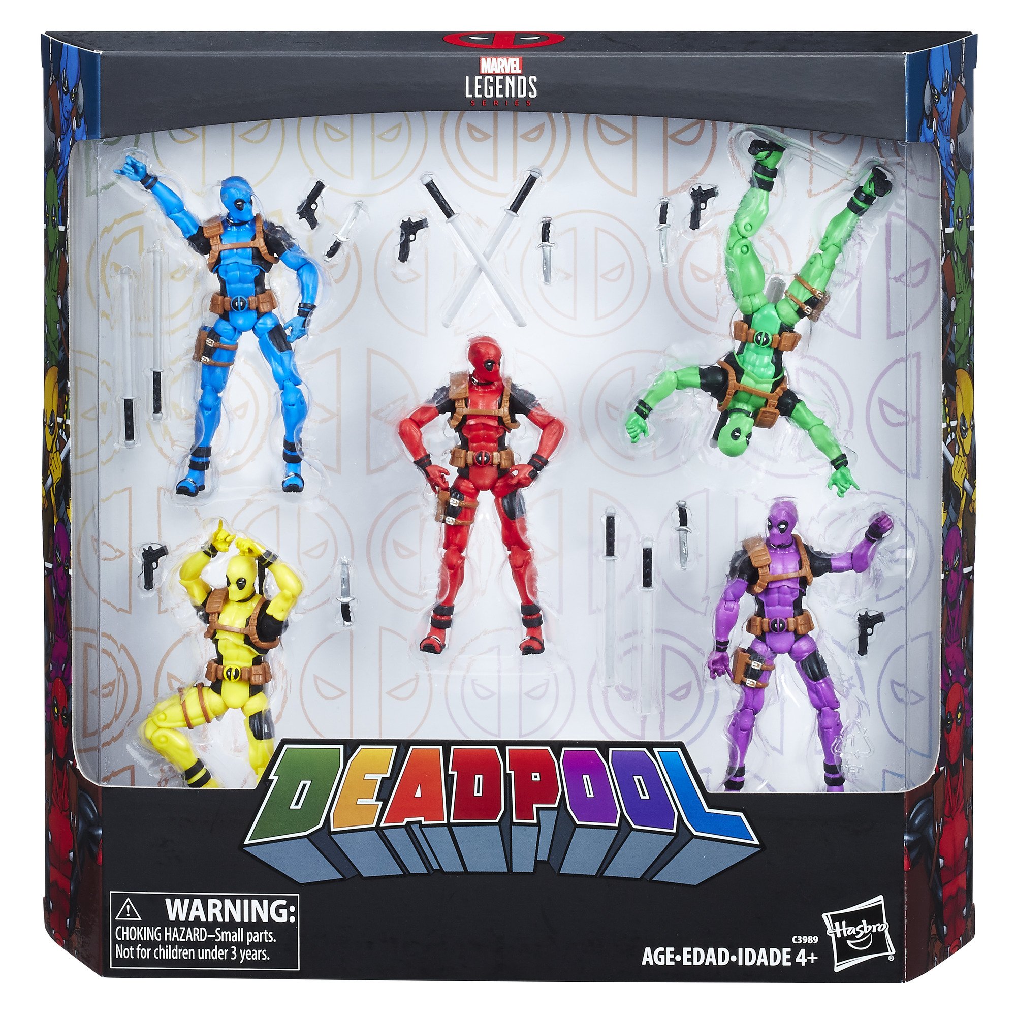 Marvel Legends Deadpool’s Rainbow Squad 5-Pack