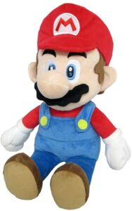 "little buddy 1583 super mario all star collection - 1583 - mario medium stuffed plush, 14""", multi-colored