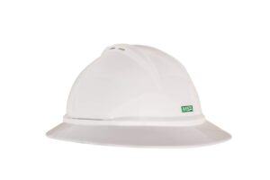 msa v-gard 500 hat vented 4-point fas-trac iii, white, lot of 20